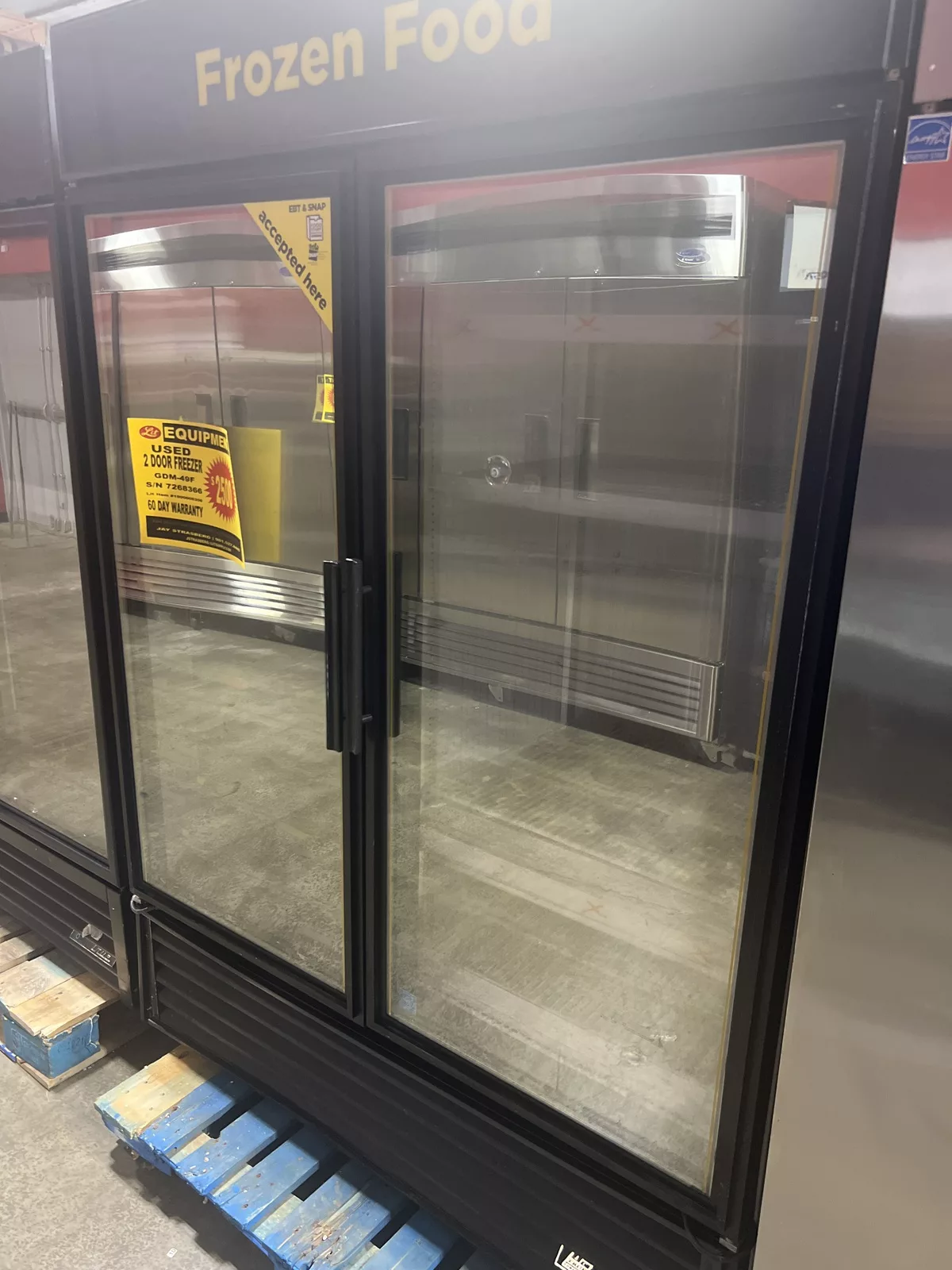 True 2-Door Merchandising Freezer | Lit Restaurant Supply